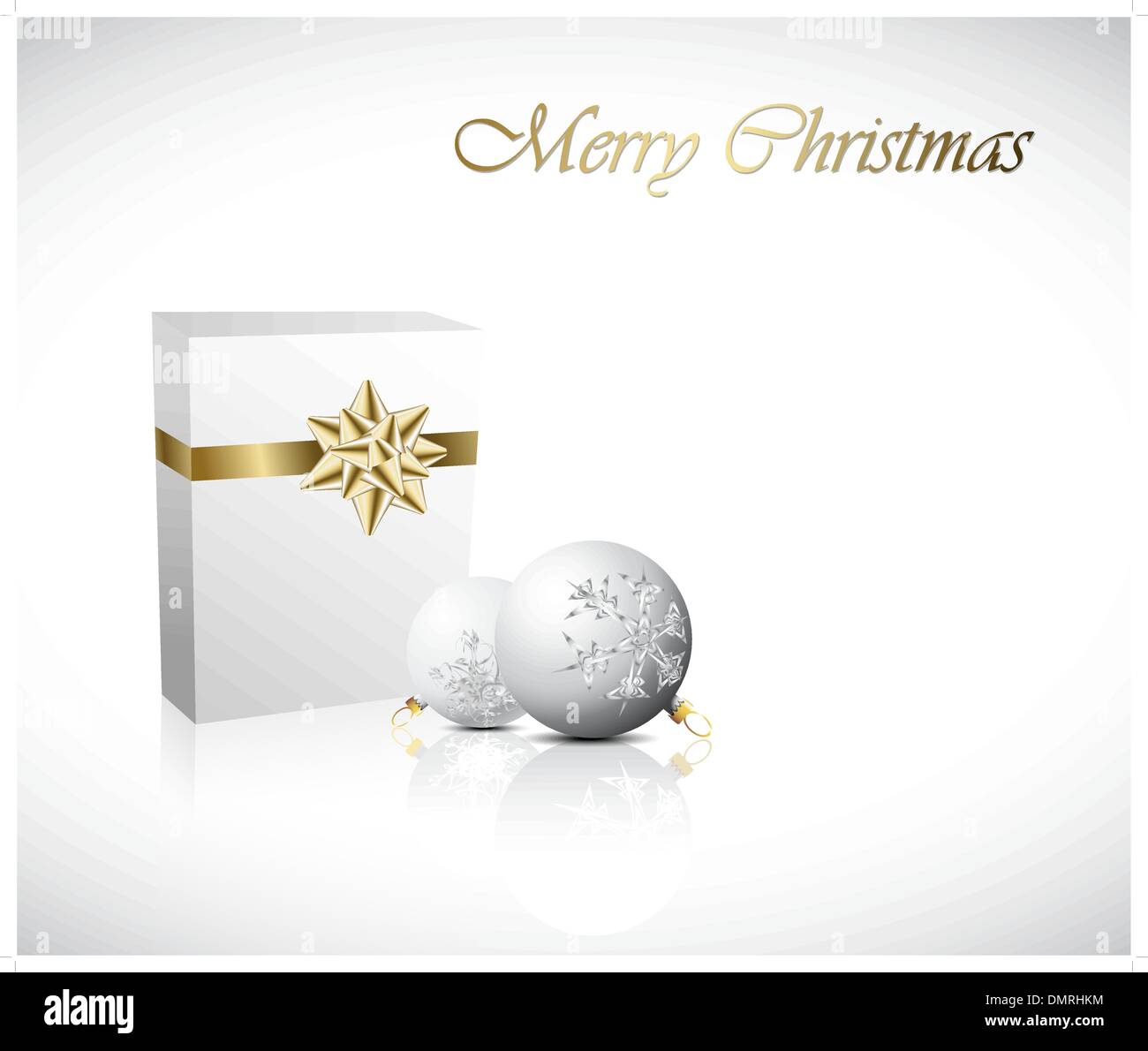 Gift wrapped christmas parcel Stock Vector Images - Alamy