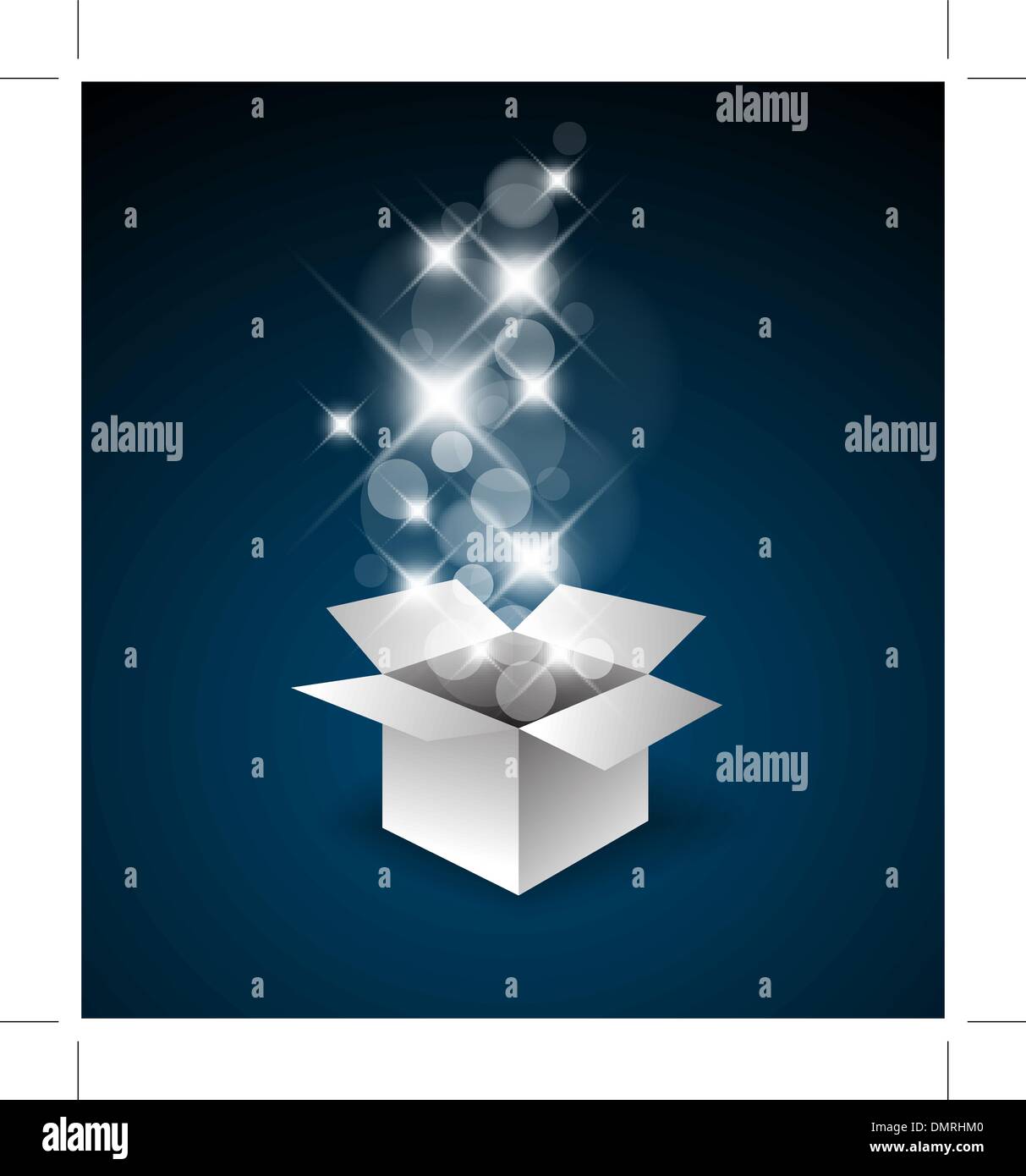 Magic gift box with a big surprise Stock Vector Image & Art - Alamy