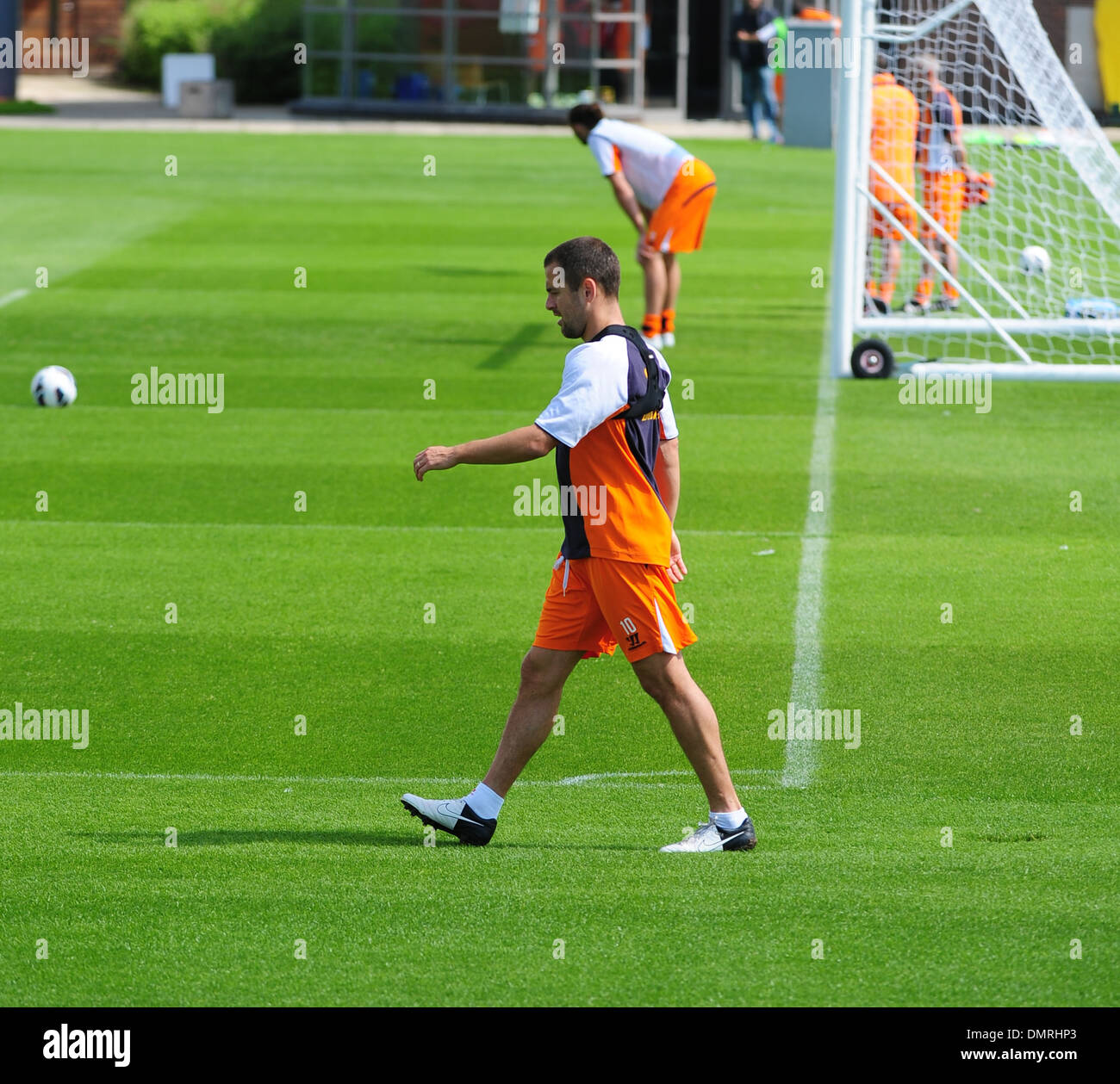 Fabio Borini Liverpool football training at Melwood Liverpool, England ...