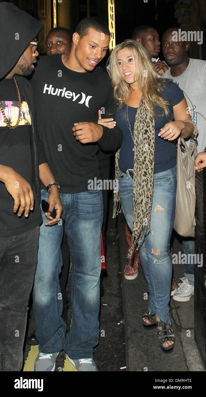 U.S. sprinter Ryan Bailey leaves DSTRKT London nightclub at 4.00am ...