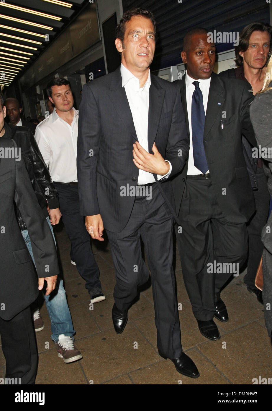 Clive Owen at premiere of 'Shadow Dancer' held at Haymarket Cineworld ...