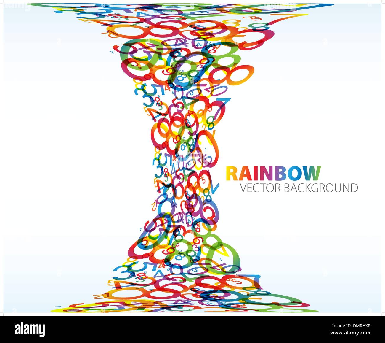 Abstract background with numbers Stock Vector Image & Art - Alamy