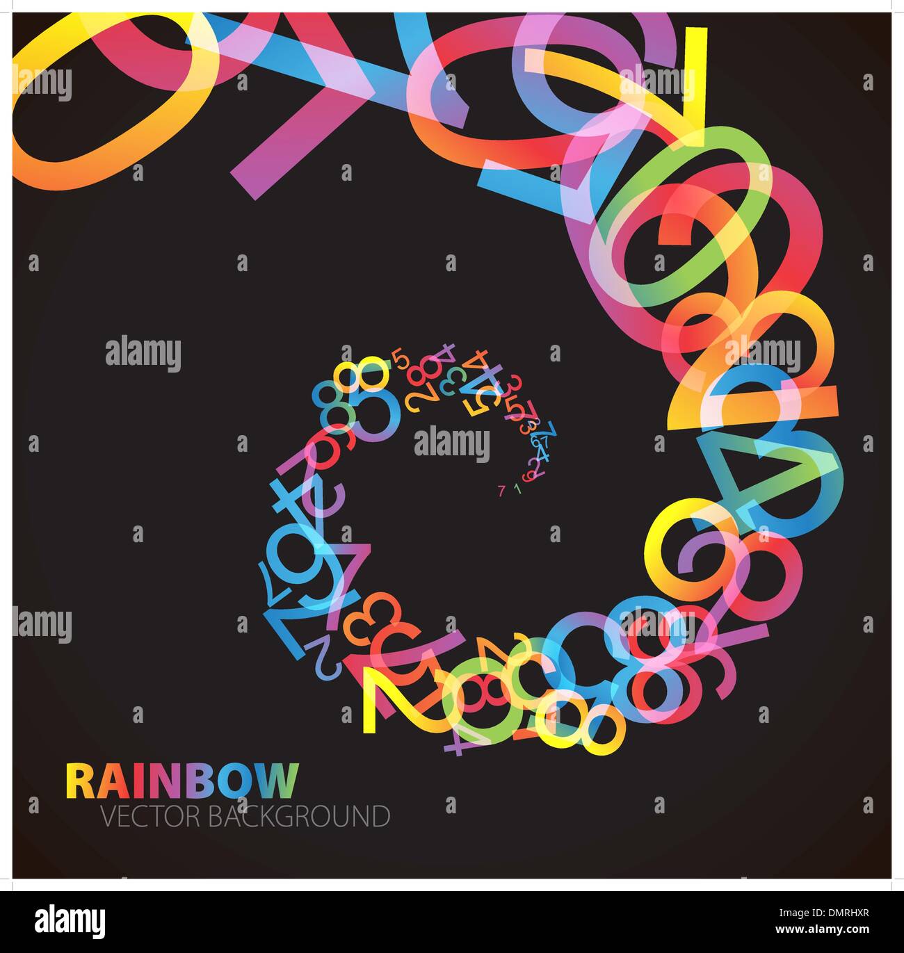 Abstract background with numbers Stock Vector Image & Art - Alamy