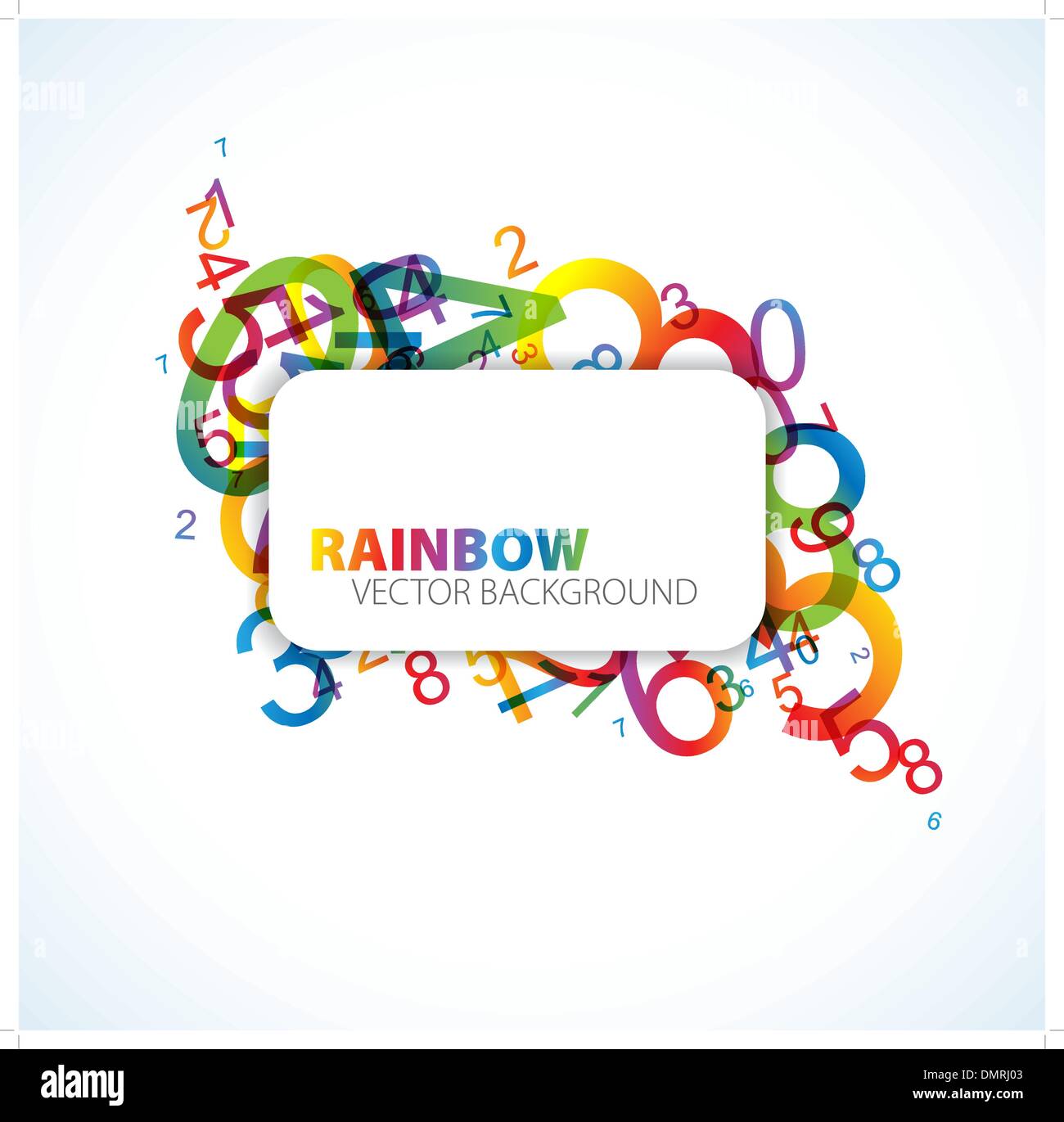 Abstract background with numbers Stock Vector Image & Art - Alamy