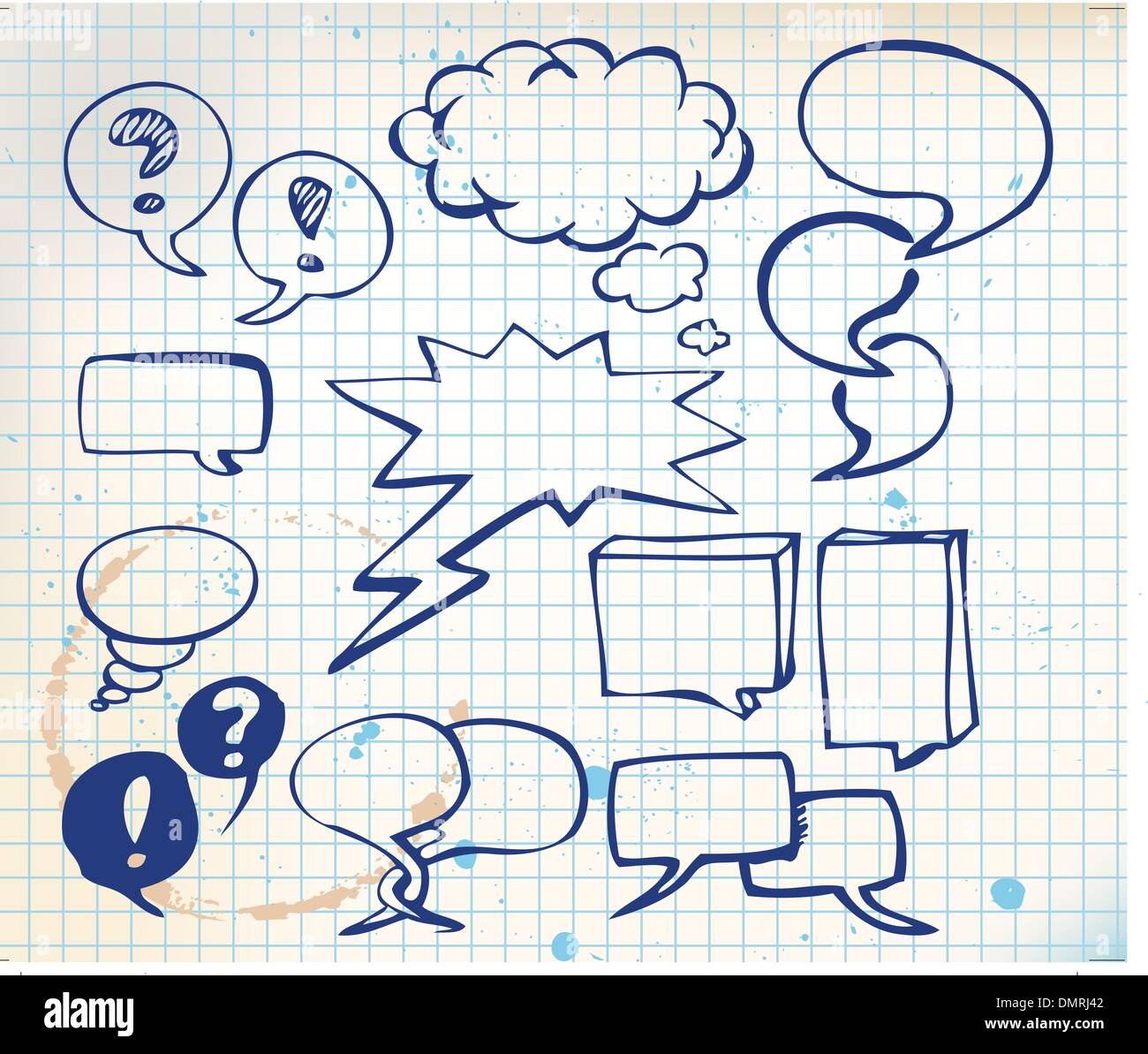 Set of doodle speech bubbles Stock Vector Image & Art - Alamy Set of doodle speech bubbles Stock Vector Image & Art - Alamy