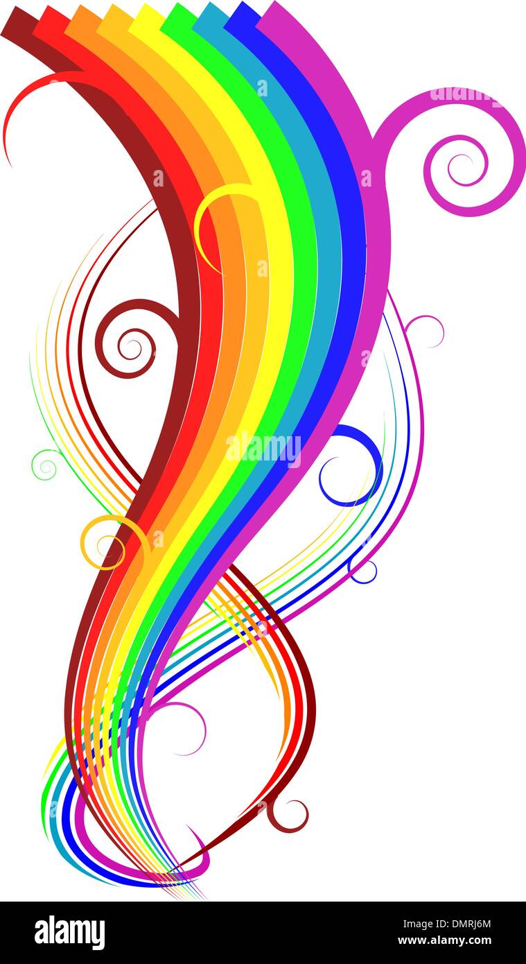 Rainbow arrow vector hi-res stock photography and images - Alamy