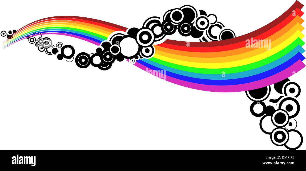 Rainbow detail Stock Vector Images - Alamy