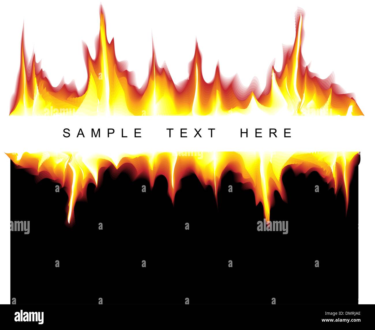 Vector hot background with flames Stock Vector Image & Art - Alamy