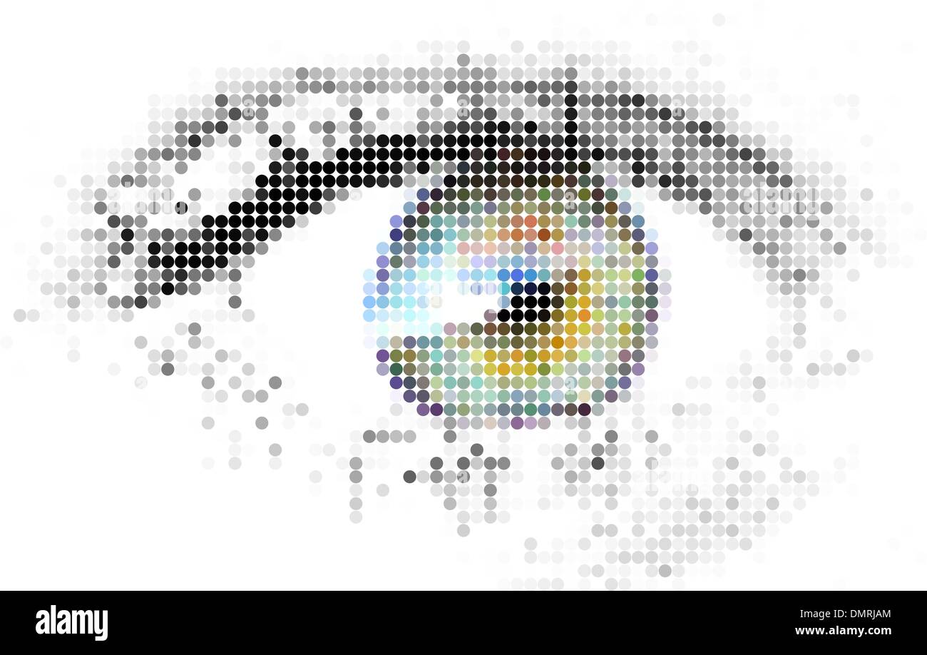 Eye light laser Stock Vector Images - Alamy
