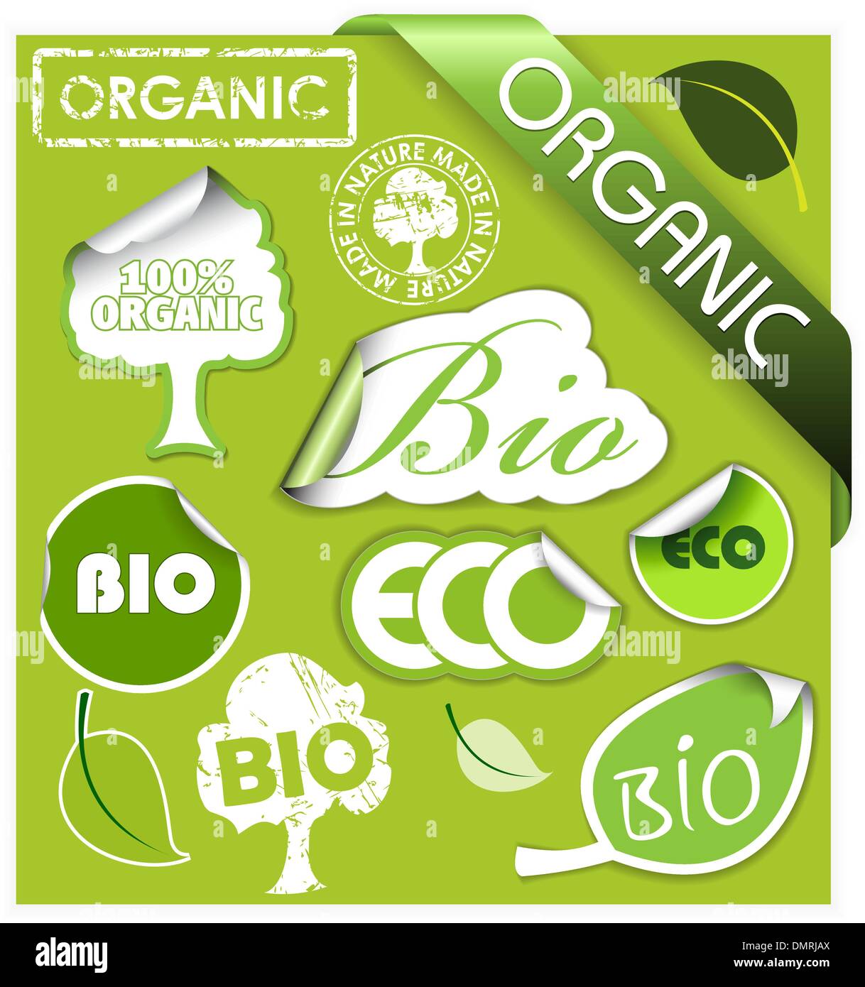 Set eco packaging Stock Vector Images - Alamy