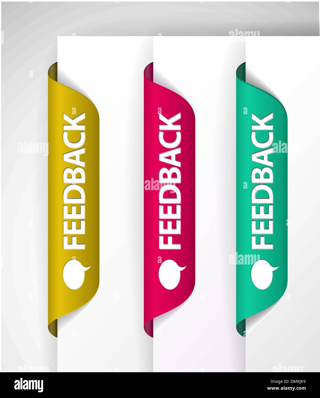 Vector Feedback Labels / Stickers Stock Vector Image & Art - Alamy