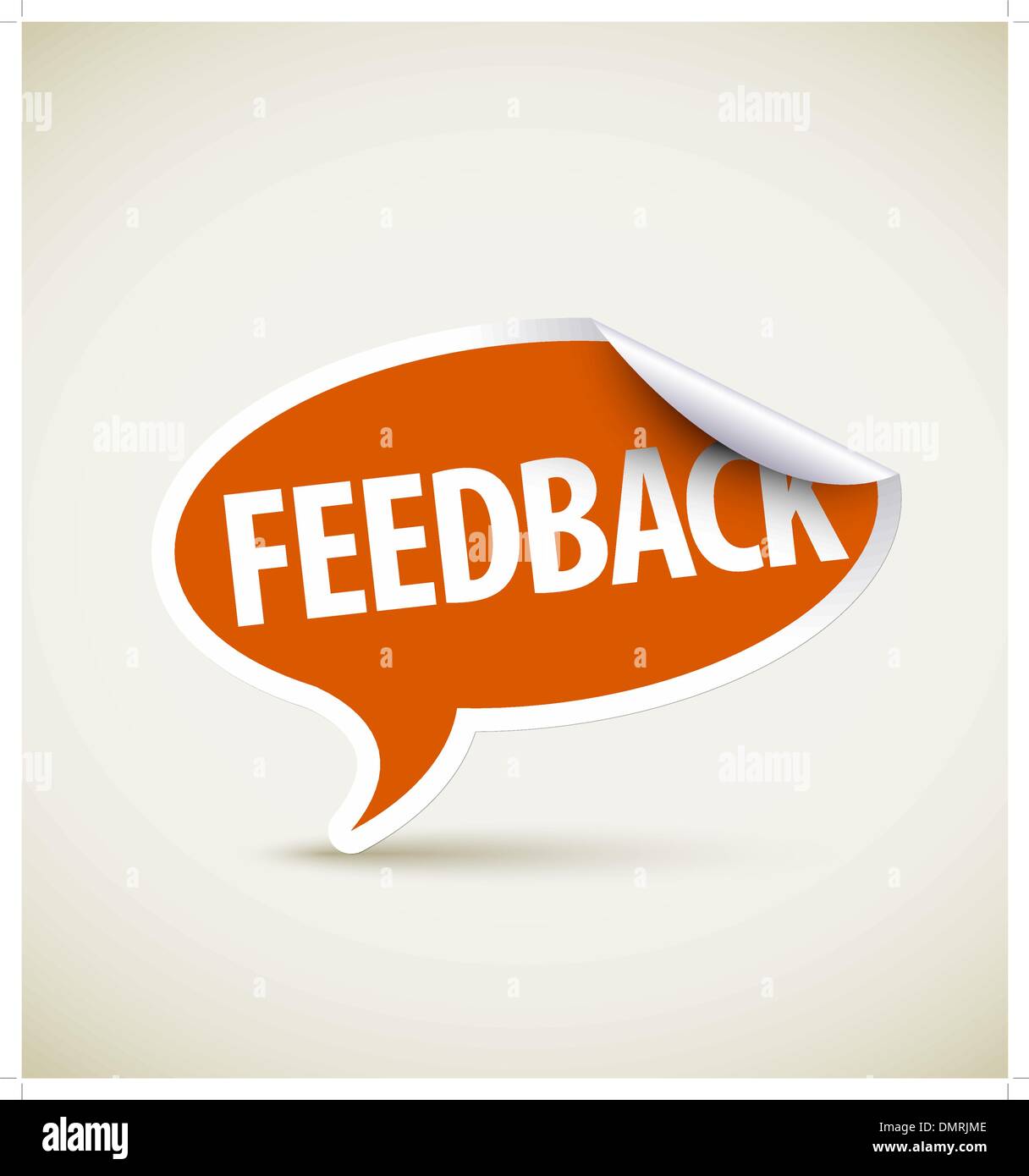 Feedback - speech bubble Stock Vector Image & Art - Alamy