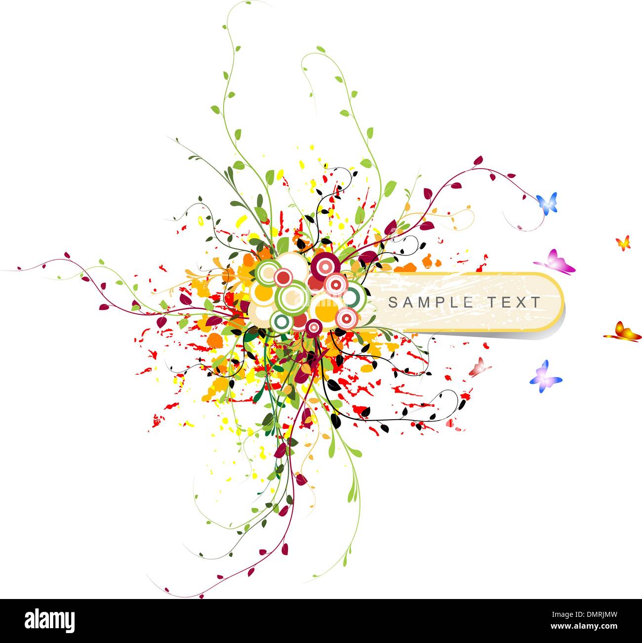 Spring grunge background Stock Vector Image & Art - Alamy