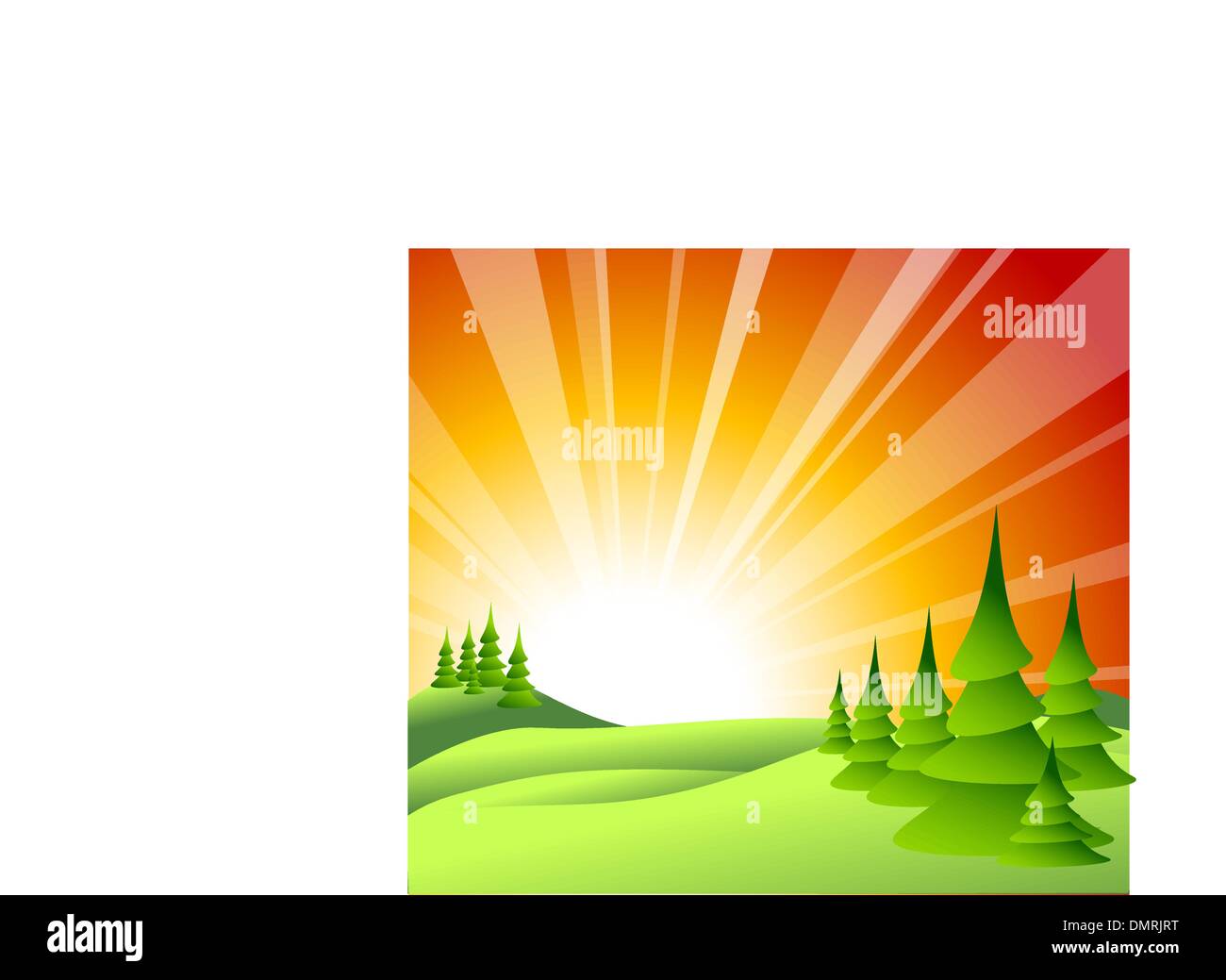 Terrain summer Stock Vector Images - Alamy