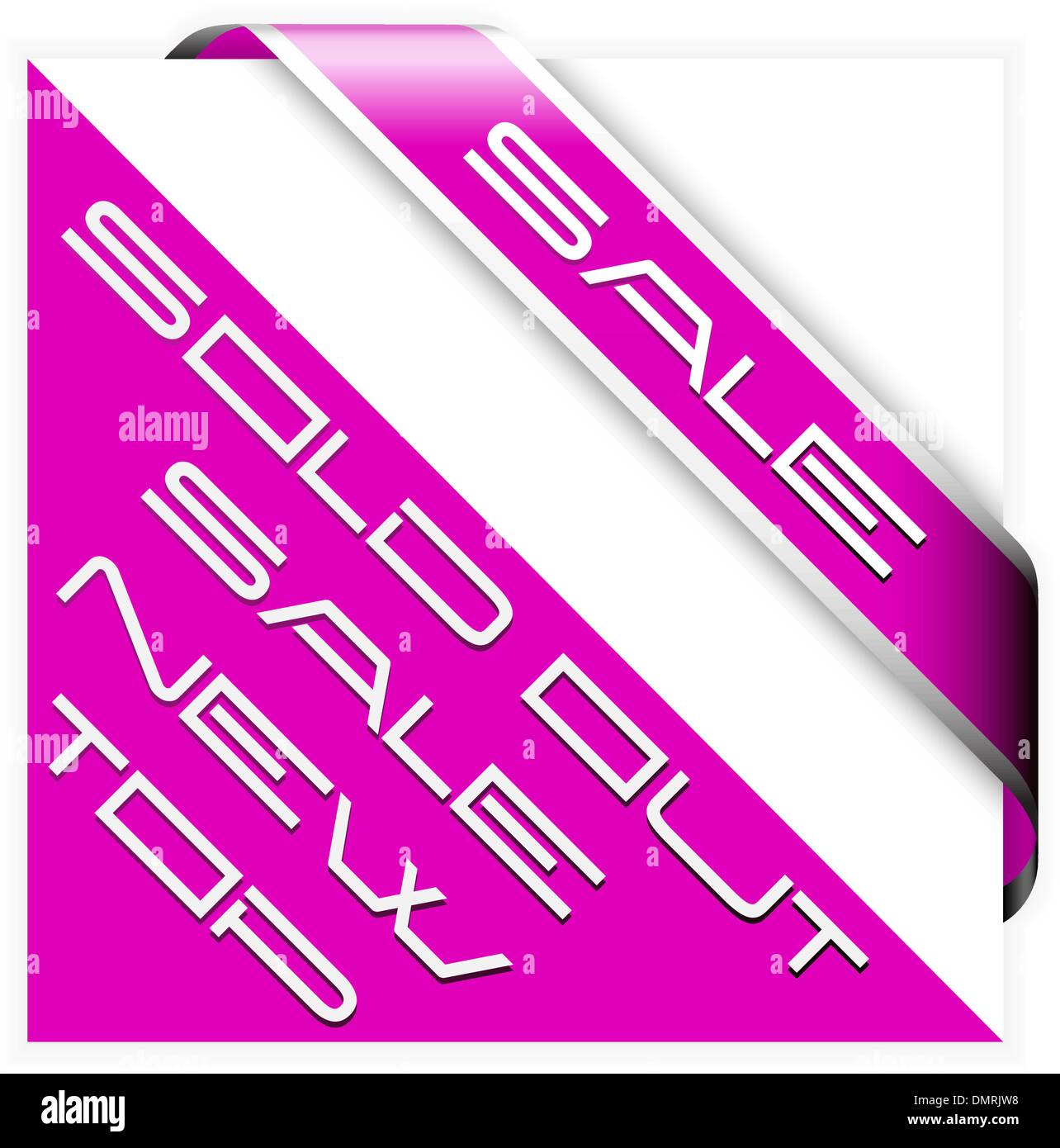 Pink color ribbon Stock Vector Images - Alamy