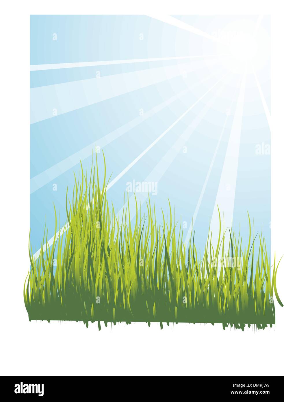 Woman spring meadow Stock Vector Images - Alamy