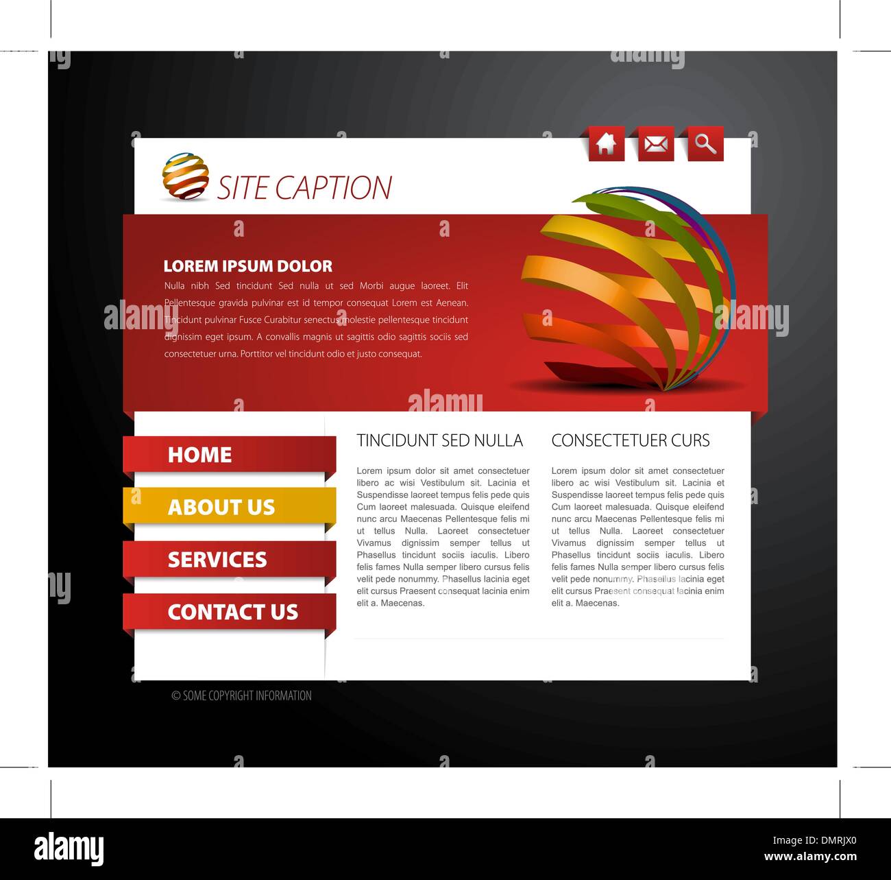 Dynamic web page Stock Vector Images - Alamy