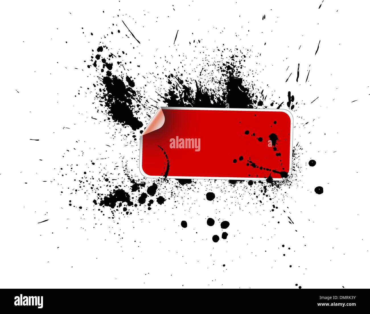 Red grunge blot Stock Vector Images - Alamy