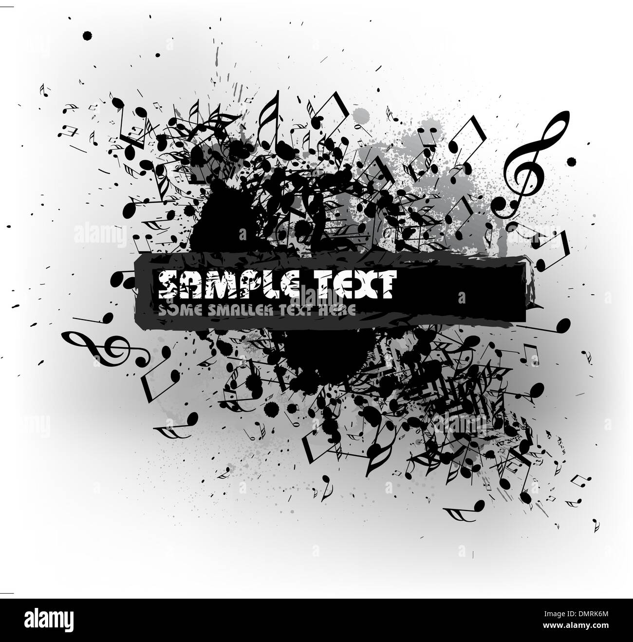 Grunge musical background Stock Vector Image & Art - Alamy