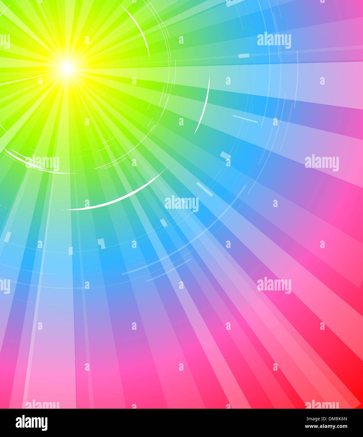 Rainbow colored light in Stock Vector Images - Alamy