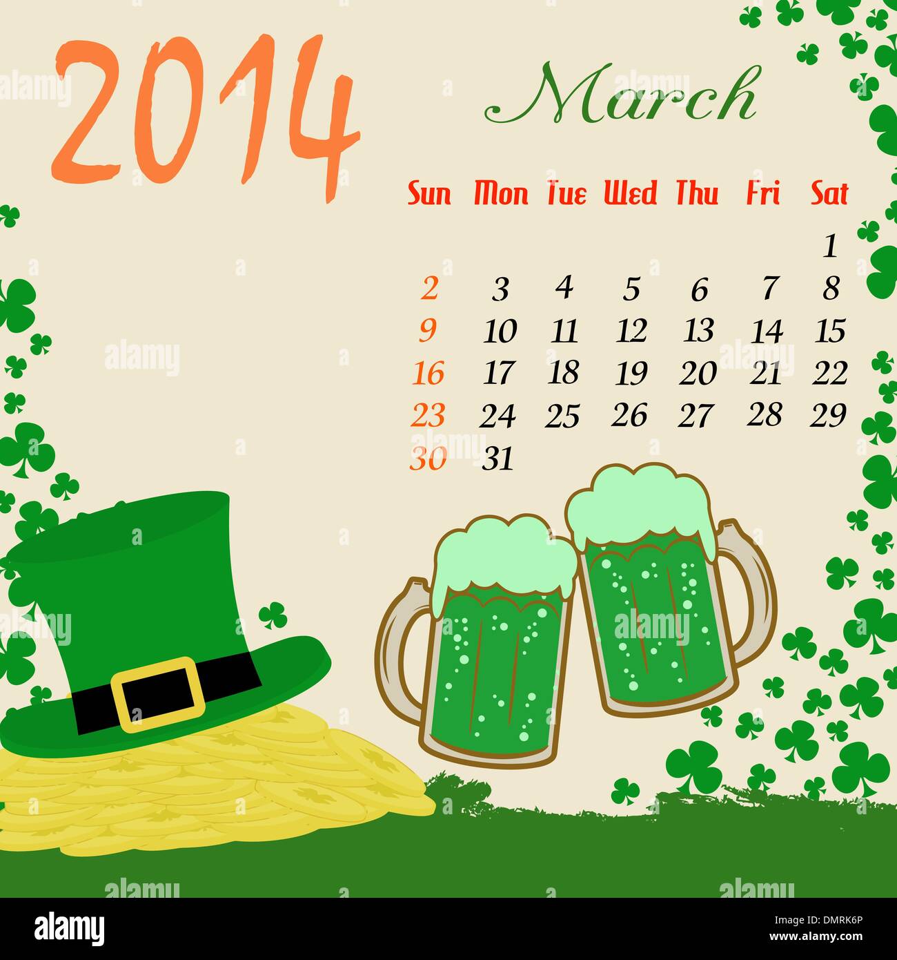 The month of march drawing Stock Vector Images - Alamy