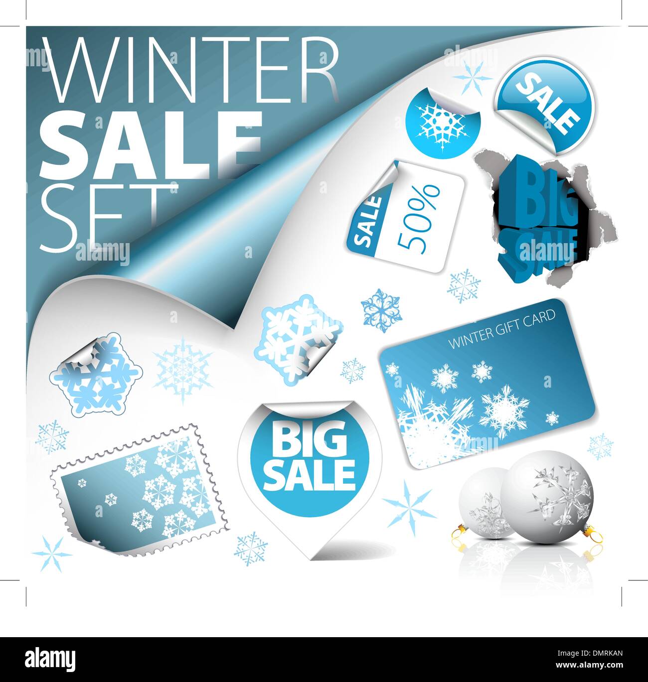 Winter discount label Stock Vector Images - Alamy