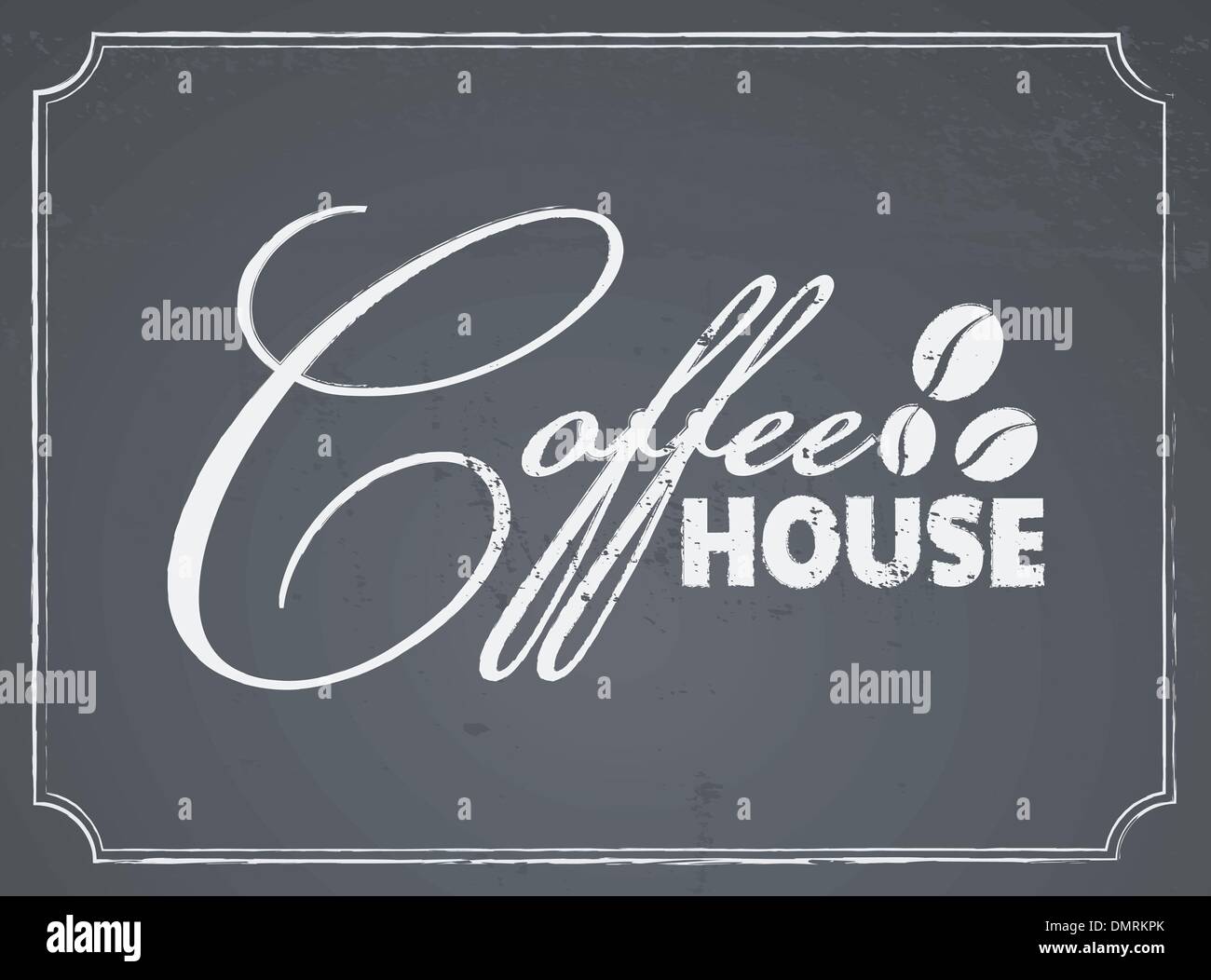 Chalkboard Coffee House Design Stock Vector Image & Art - Alamy