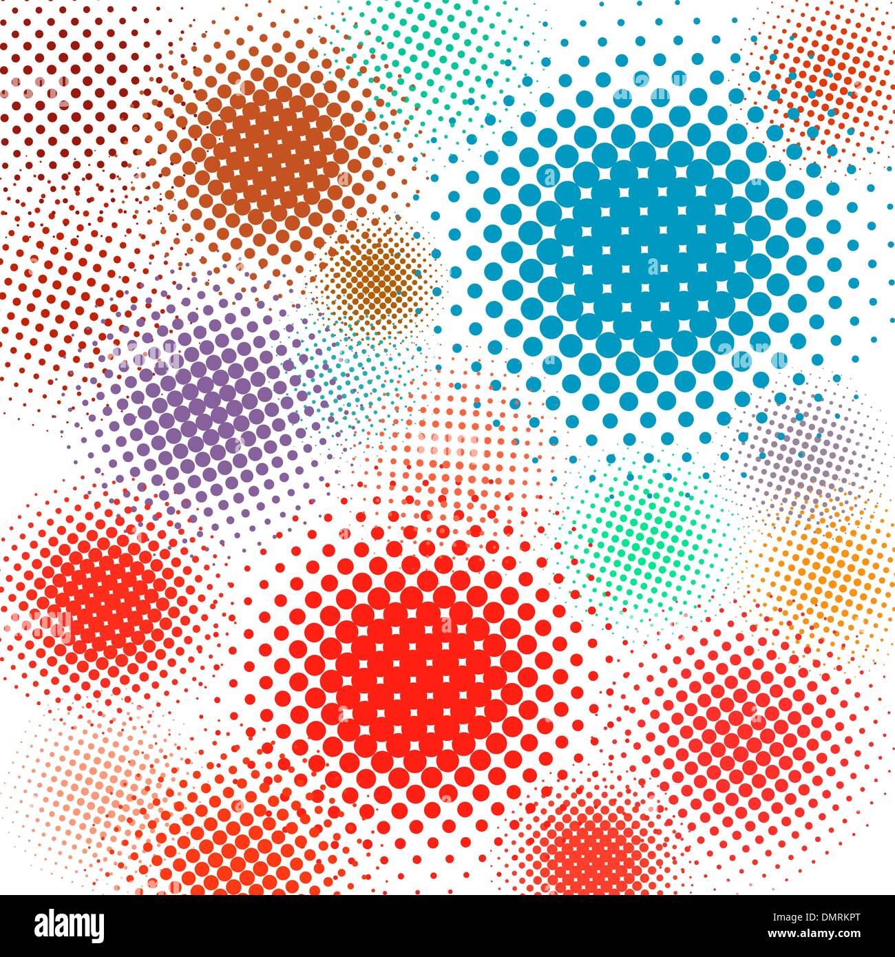 Halftone vector illustration Set background. EPS 8 Stock Vector Image ...