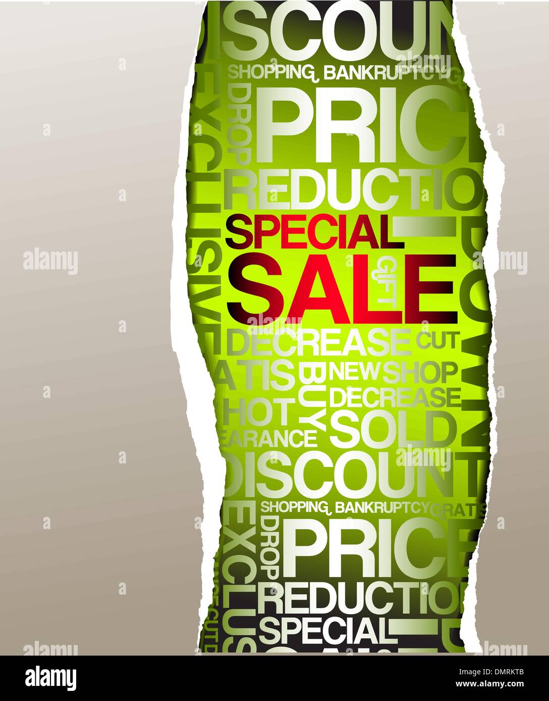 Green sale discount advertisement Stock Vector Image & Art - Alamy