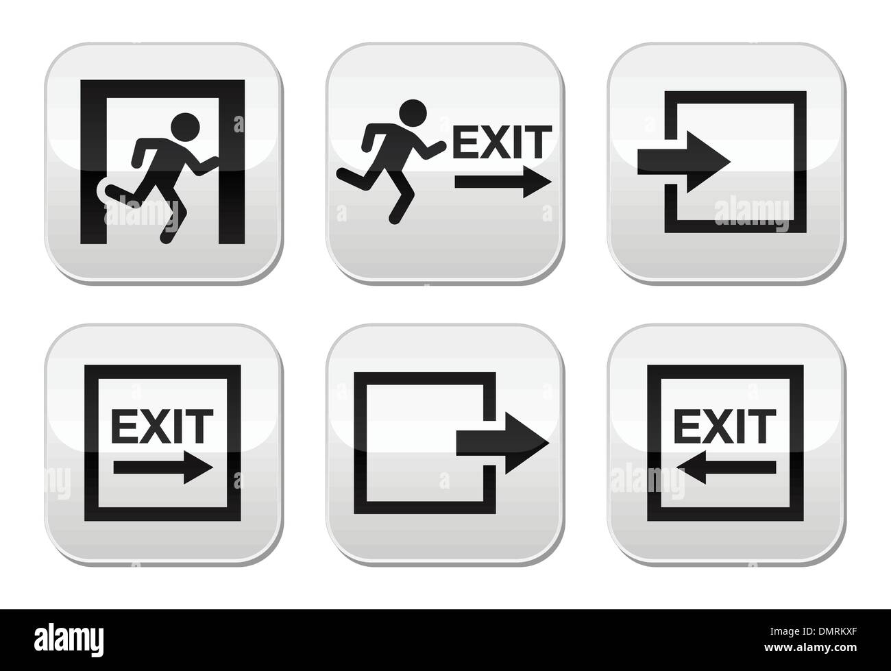 Emergency square isolated sign Cut Out Stock Images & Pictures - Alamy