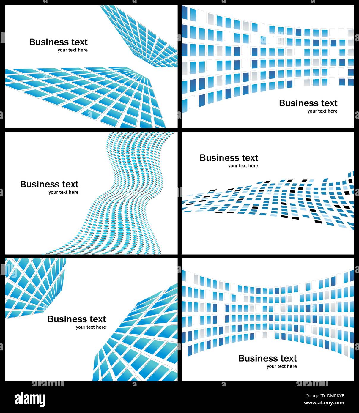 Collection blue abstract background Stock Vector Images - Alamy