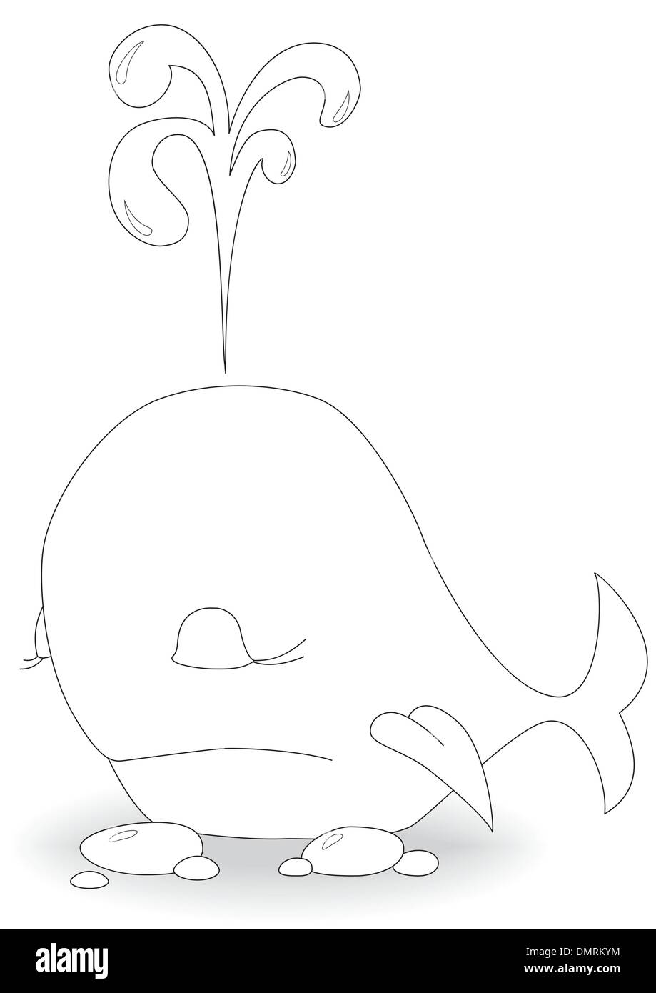 Blue whale coloring hi-res stock photography and images - Alamy