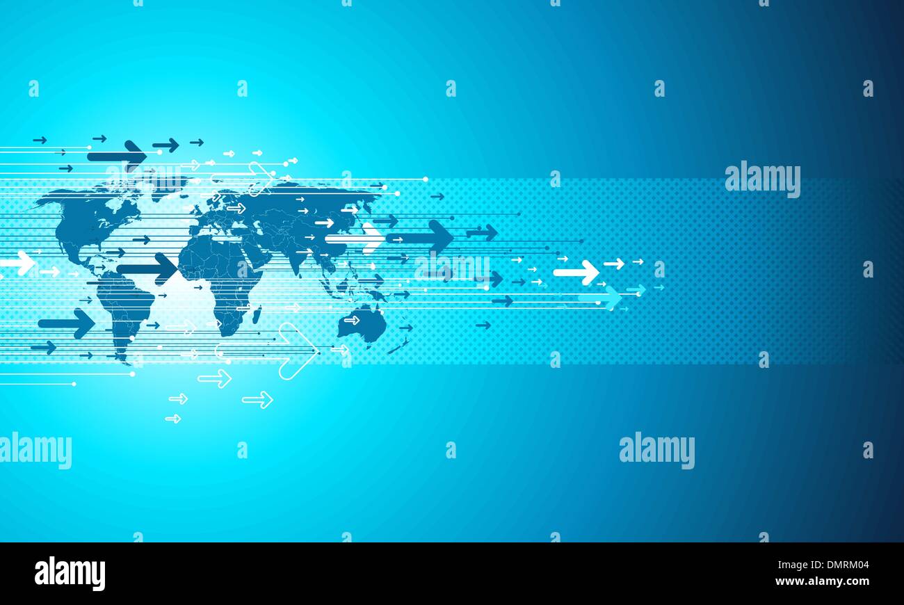 Wide map Stock Vector Images - Alamy