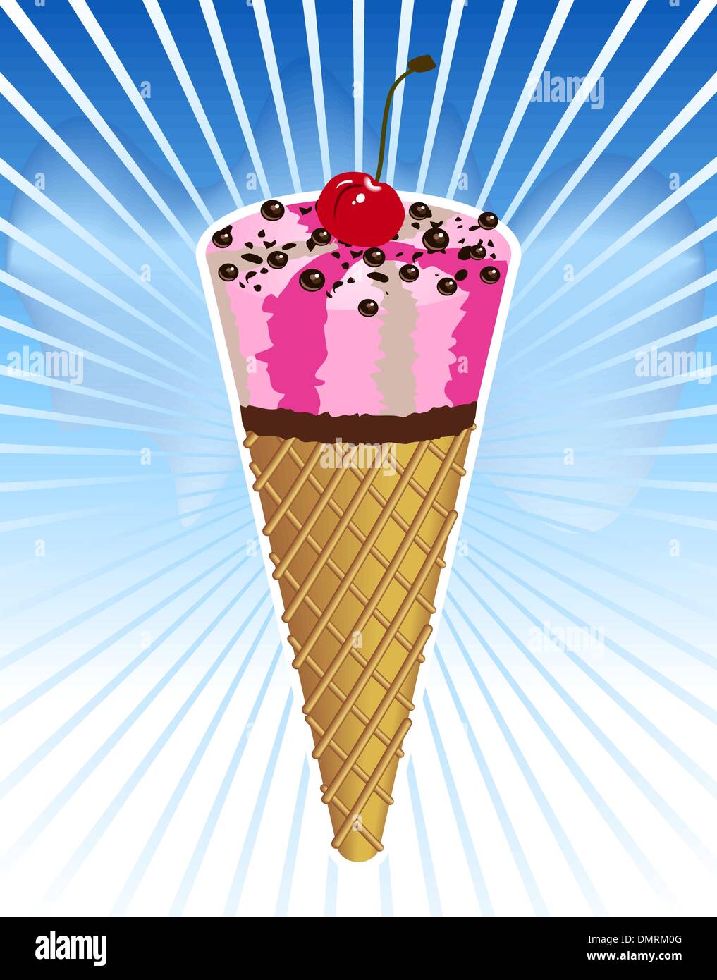 Chocolate pudding vanilla ice cream Stock Vector Images - Alamy