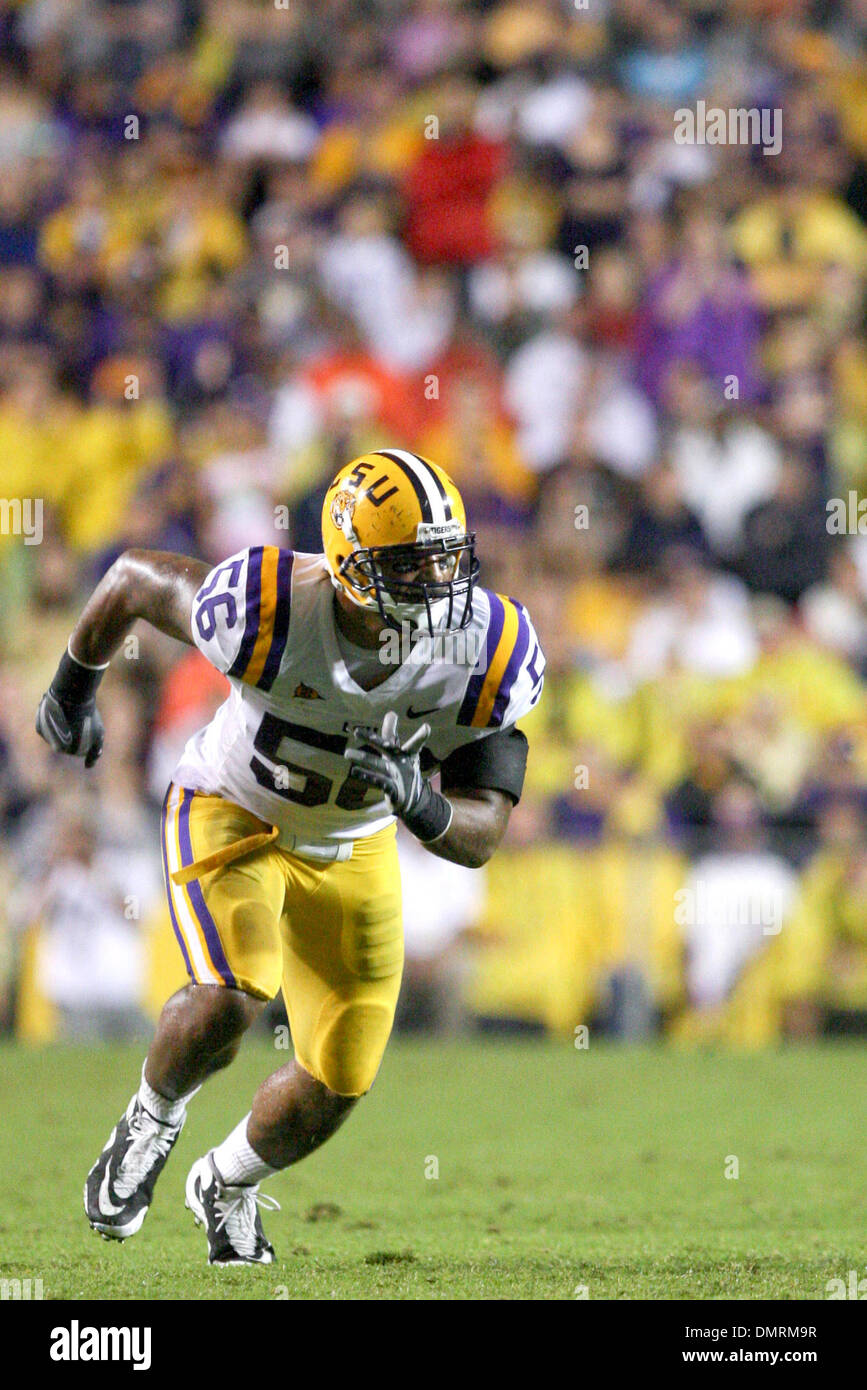 LSU Linebacker Perry Riley (56). The LSU Tigers defeated the Vanderbilt ...