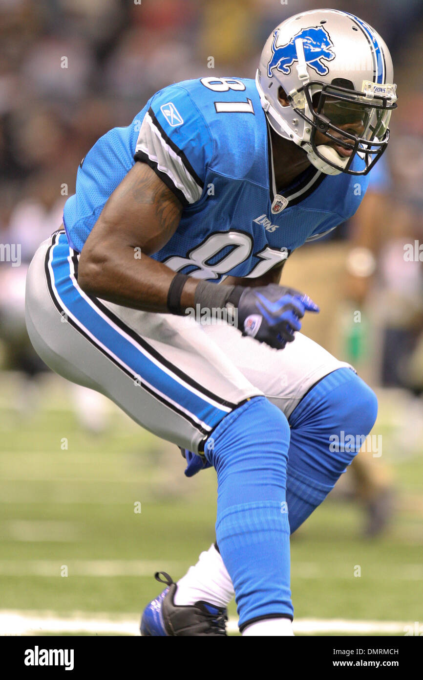Lions receiver Calvin Johnson (81). The New Orleans Saints defeated the ...