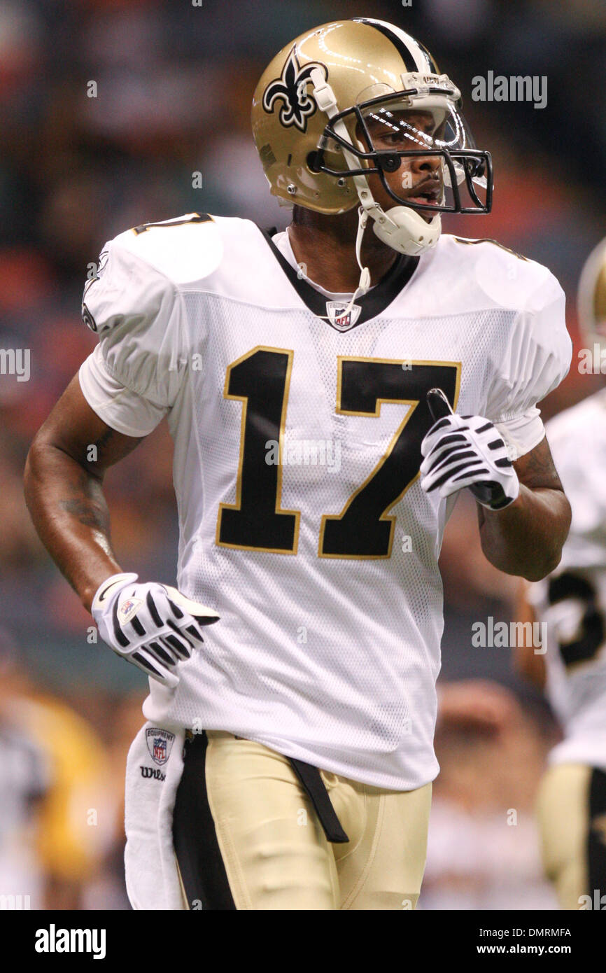Saints wide receiver Robert Meachem (17). The New Orleans Saints ...