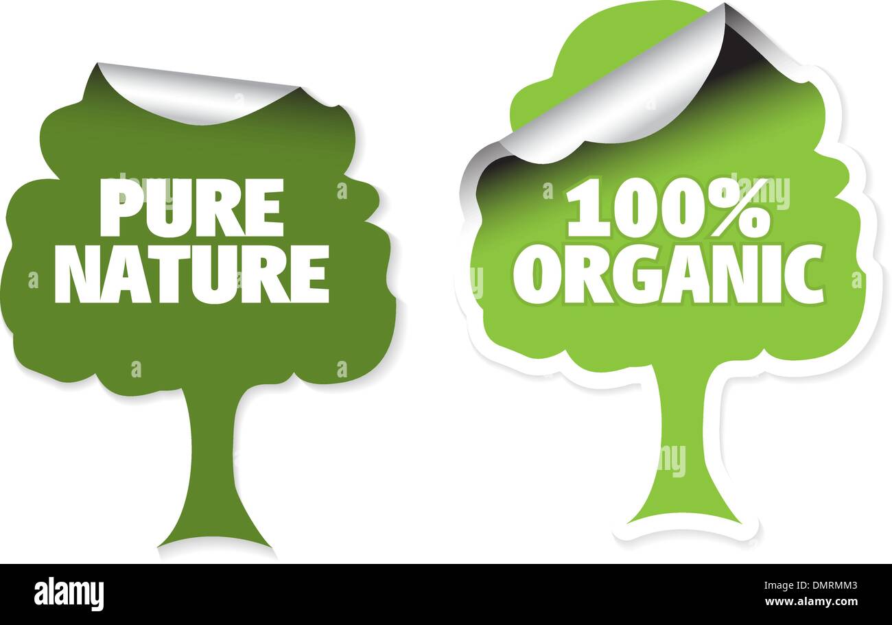 Set of tree labels Stock Vector Image & Art - Alamy