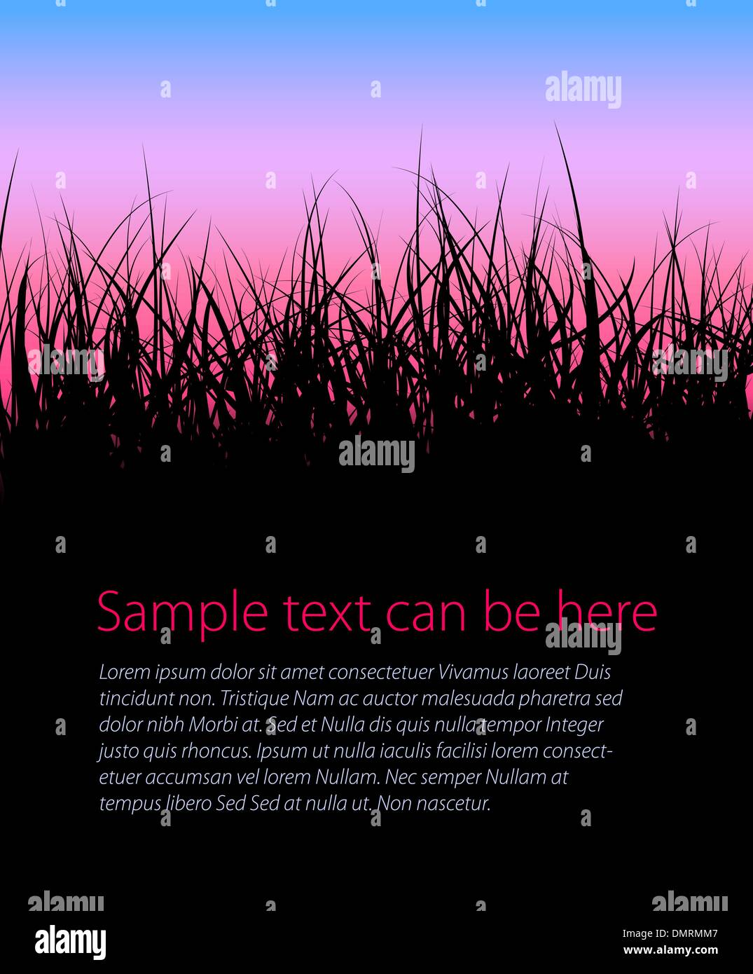 Vector grass background with place for your text Stock Vector Image ...