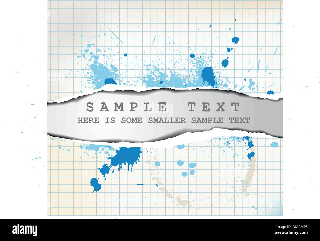 Teared paper with text Stock Vector Image & Art - Alamy