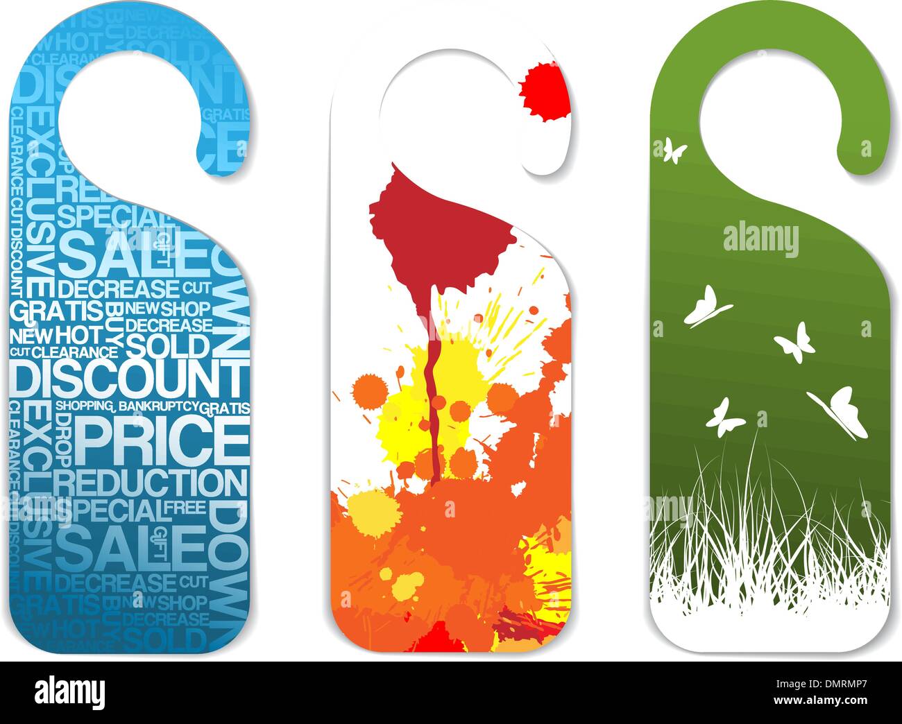 Set of various paper tags Stock Vector Image & Art - Alamy