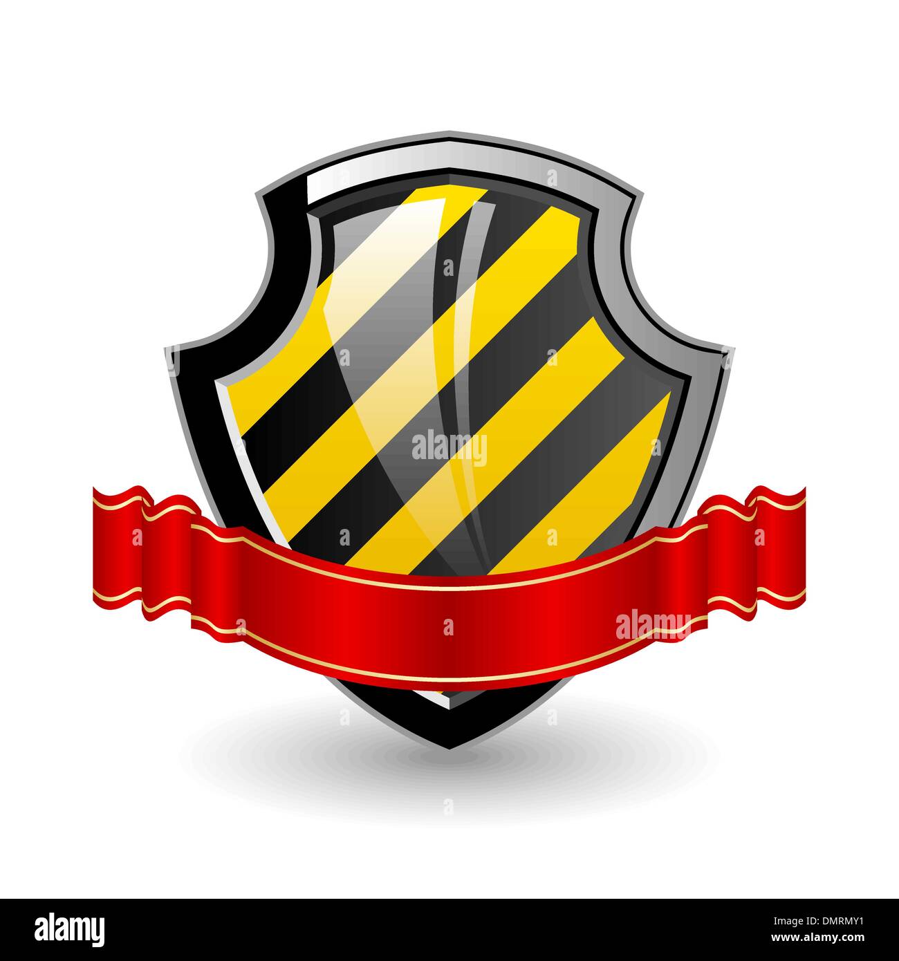 Three shield emblem Stock Vector Images - Alamy