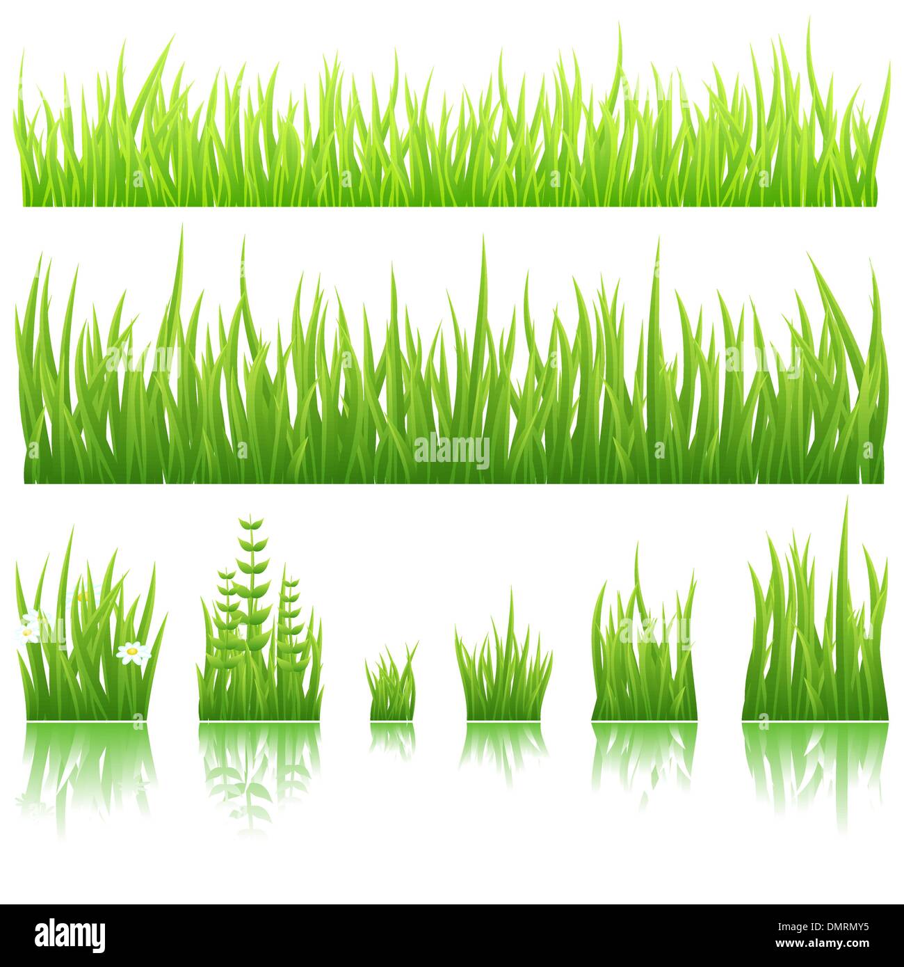 Wallpaper Green Grass Stock Vector Images Alamy