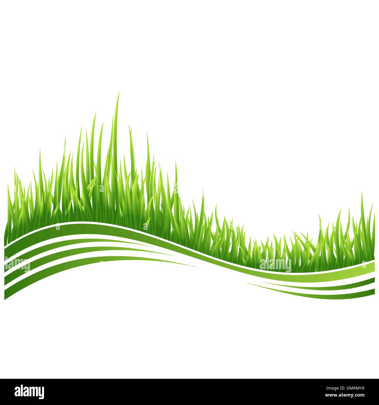 Wallpaper green grass Stock Vector Images - Alamy