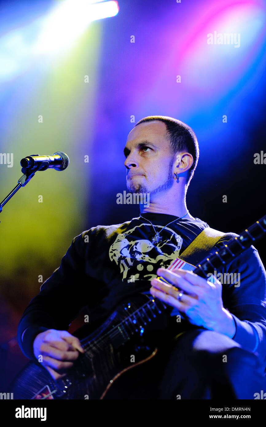 Creed lead guitarist Mark Tremonti during the bands show in Dallas ...