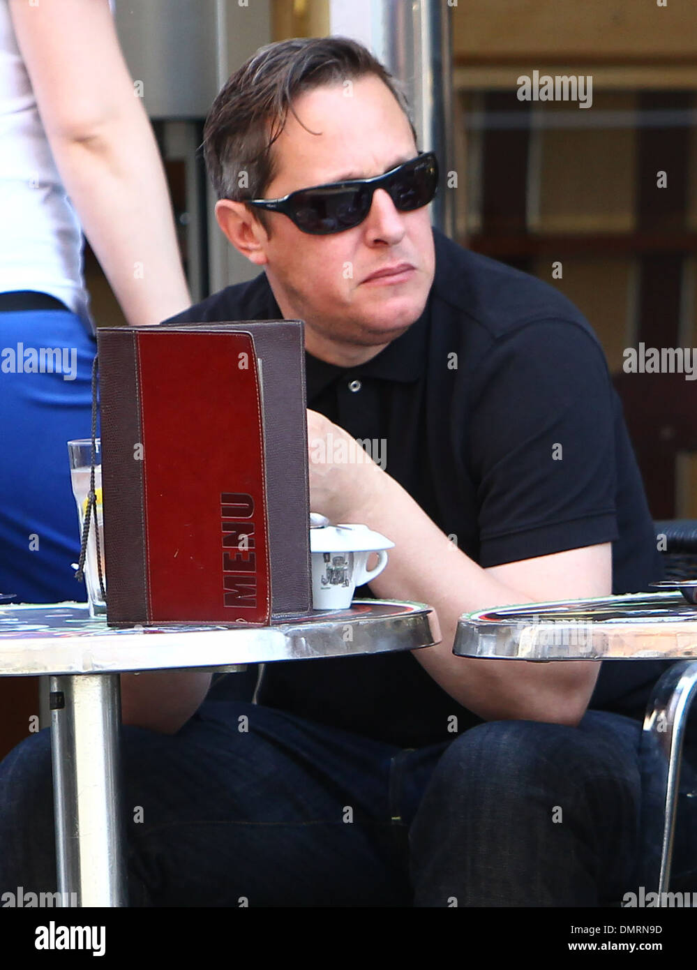 Tony Hurst who plays Paul Kershaw in TV soap Coronation St sitting ...