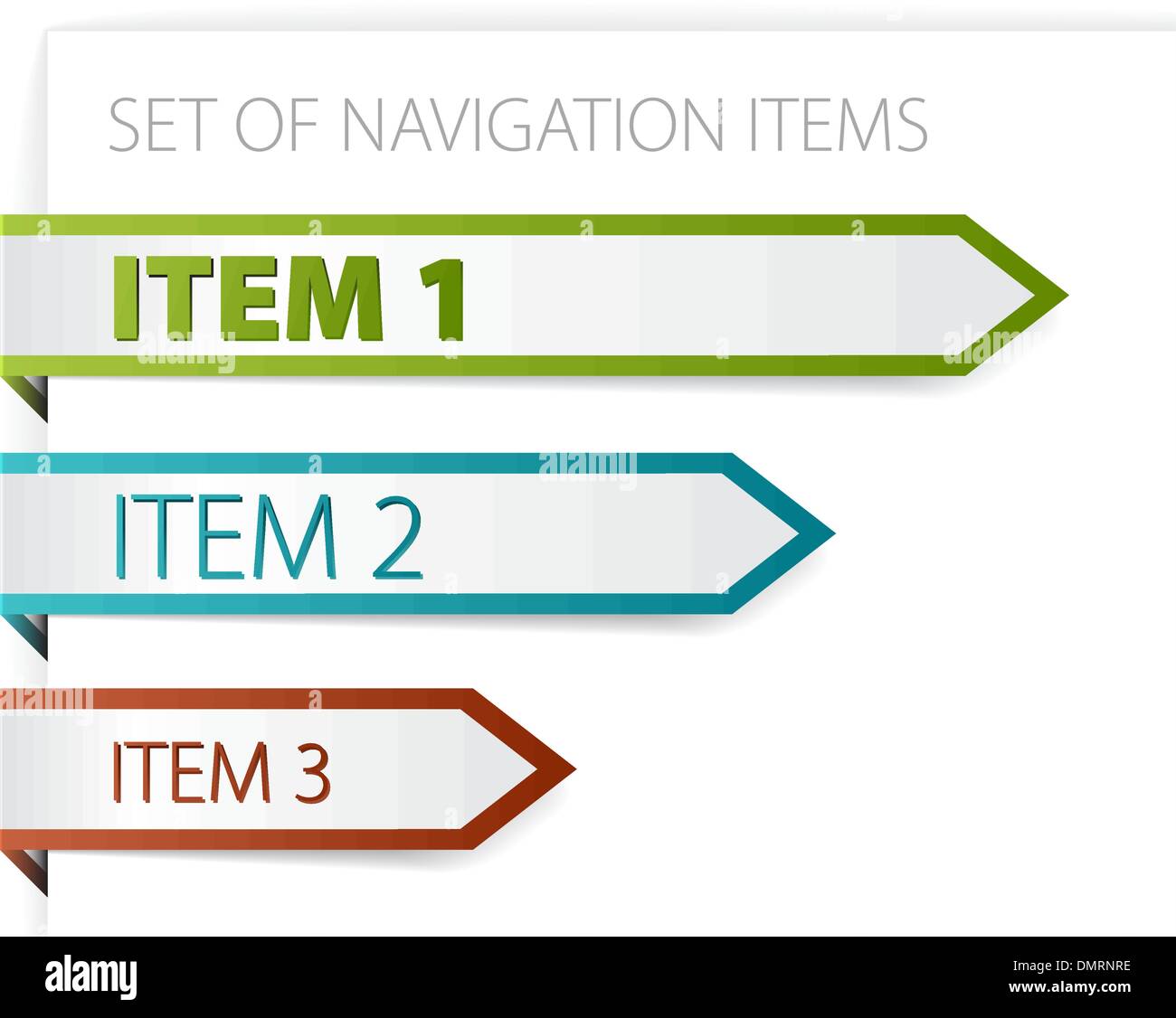 Navigation arrows Stock Vector Images - Alamy