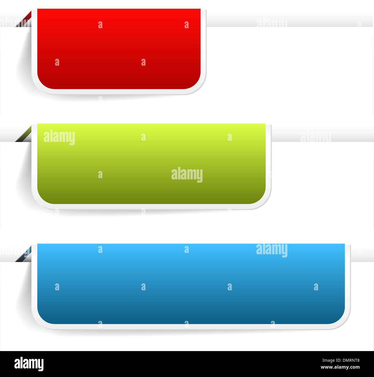 Empty colorful paper tags Stock Vector Image & Art - Alamy