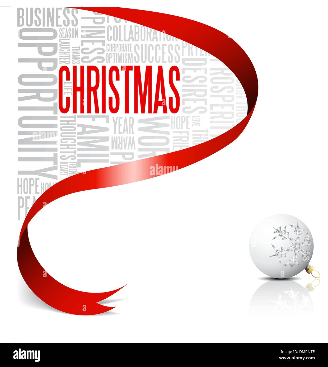 Red christmas tree bulb Stock Vector Images - Alamy