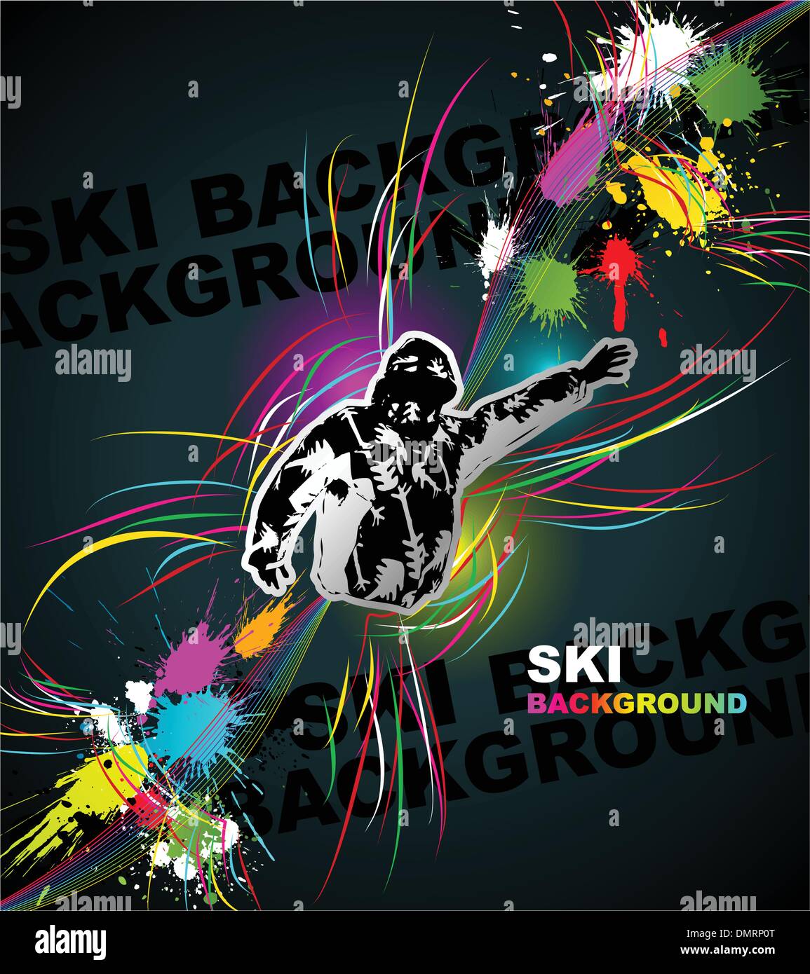 Ski abstract background Stock Vector Image & Art - Alamy